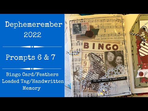 Dephemerember 2022 | Prompts 6 & 7 | Junk Journal Ideas | Altered Book