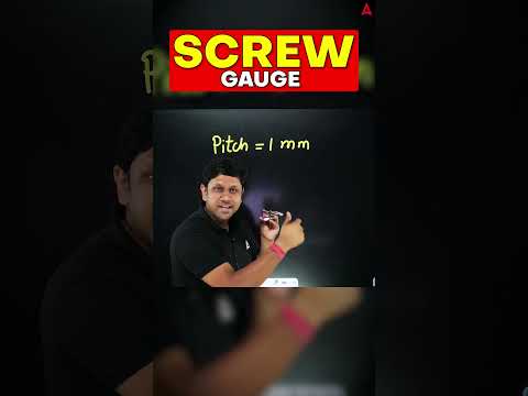 Screw Gauge - Pitch & Least Count Explained + NEET Physics Question Solved β
by GG Sir!