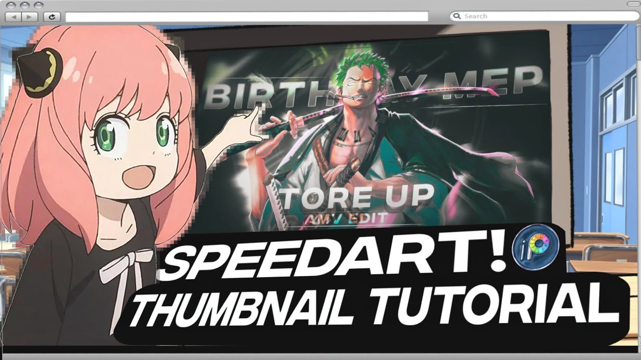 “Anime Thumbnail Tutorial – Ibis Paint - X Speedart!! 