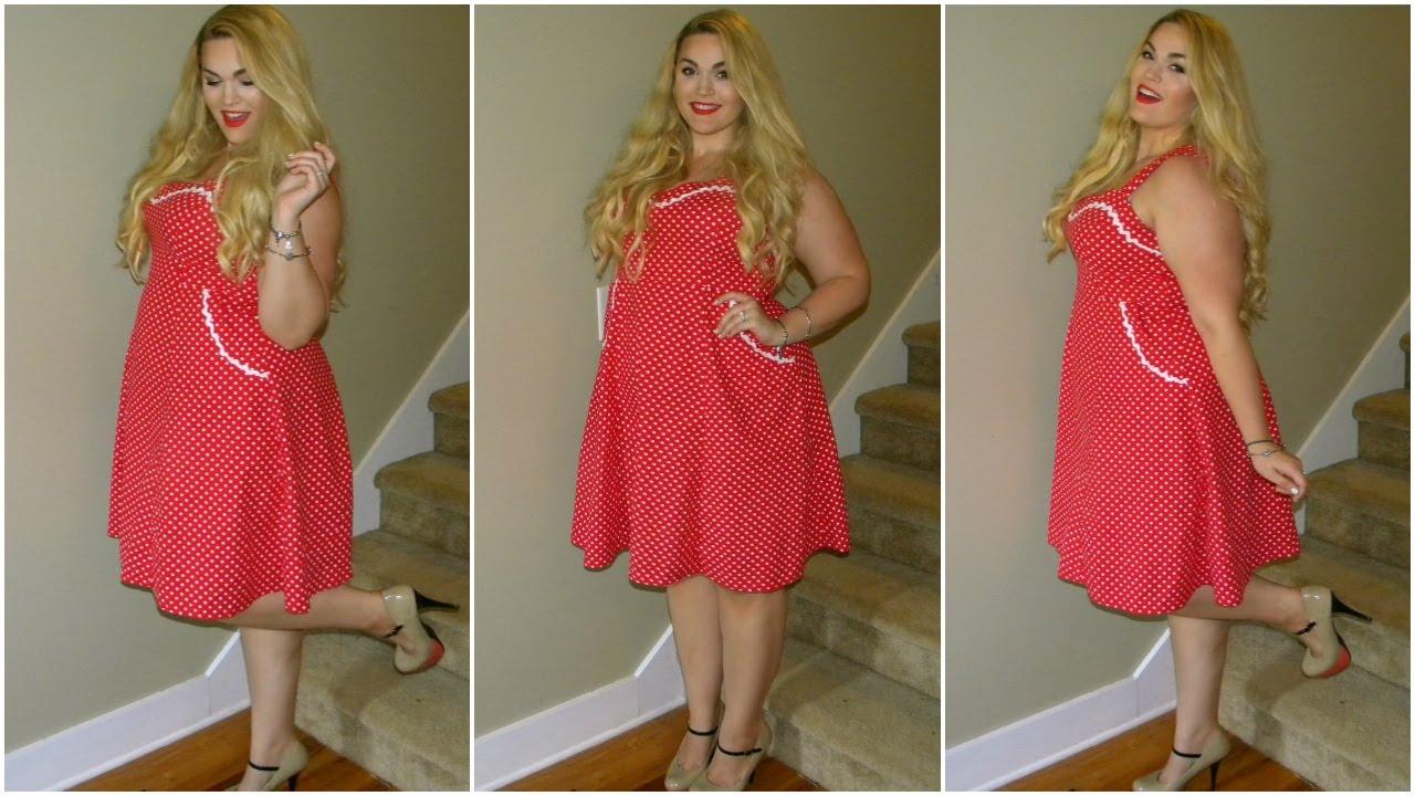 The Curvy Diaires: Pin-Up & Polka Dots | Plus-Size OOTD