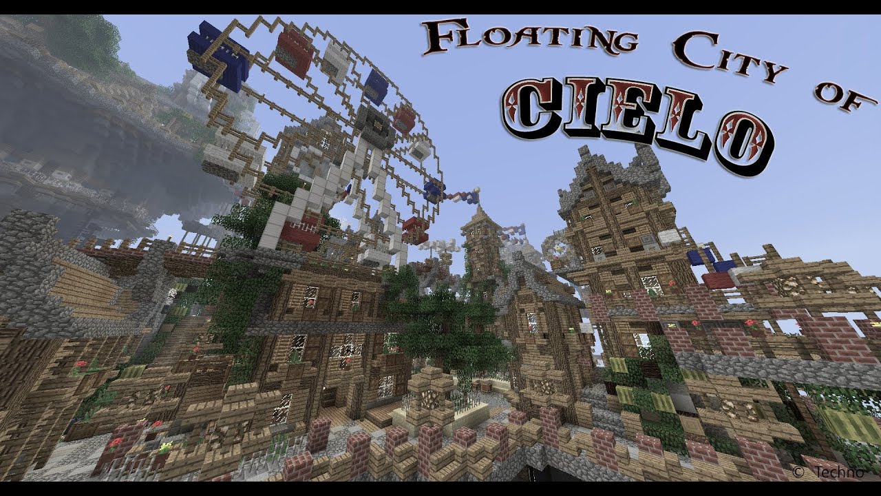 Flying City Minecraft