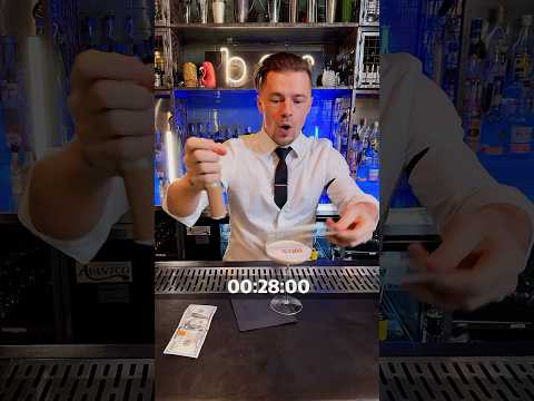 ⏱️Challenge 30 seconds “Whiskey sour” #flairbartending