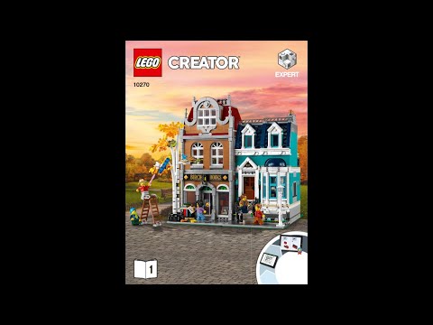 LEGO Instructions | Creator Expert | 10270 | Bookshop | Modular Building