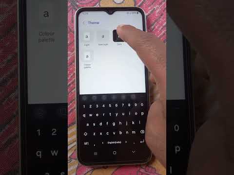 How to change Samsung keyboard Theme | Galaxy A14 5G | One UI 6.0 #shorts ❤️