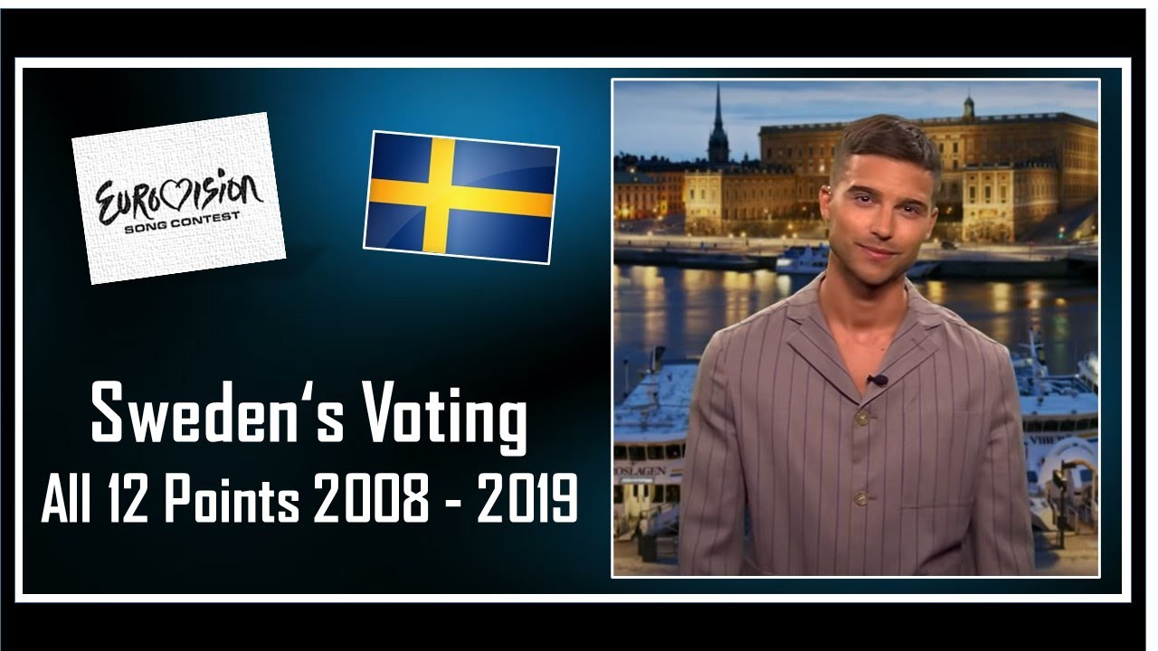 Sweden's Voting | All 12 Points Each Year | Eurovision 2008 - 2019