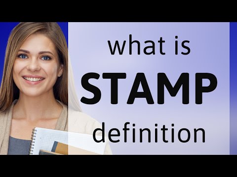 Stamp • meaning of STAMP