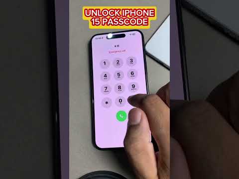 How To Unlock iPhone 15 Passcode #Shorts #Short #ytshorts