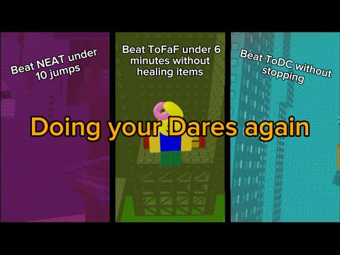 Doing your INSANE JToH Dares Again