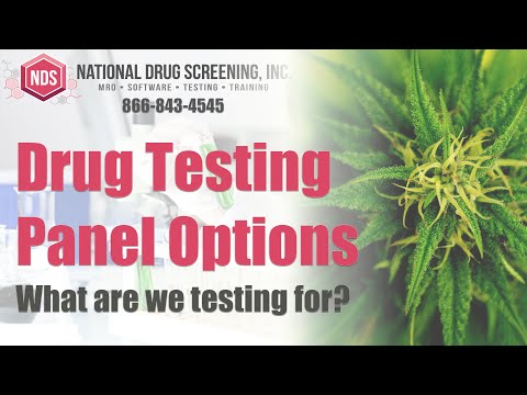 The Different Drug Testing Panels And What They Screen For