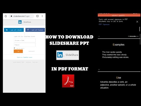How to Download a Slideshare PPT in PDF Format - Easy Step by Step Tutorial