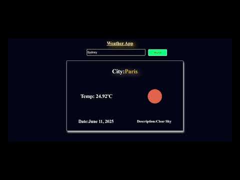 weather app using python | real-time weather data project | weather forecast app using django,python