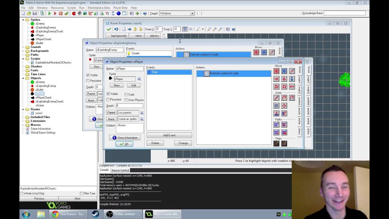 Make A Game #7: Scripts, classes, and chain reactions