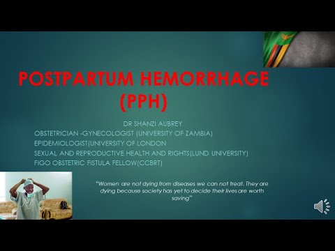 PPH DIAGNOSIS AND MANAGEMENT