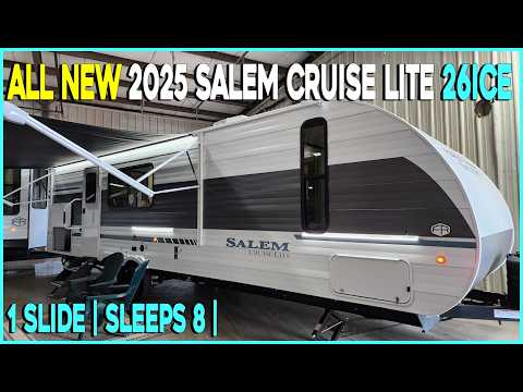 New Family Camper 2025 Salem Cruise Lite 26ICE Bunkhouse Trailer by Forestriver at Couchs RV Nation