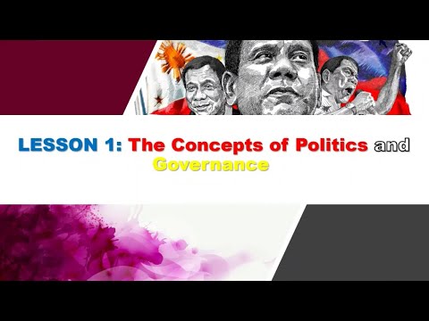 THE CONCEPT OF POLITICS AND GOVERNANCE (HUMSS)