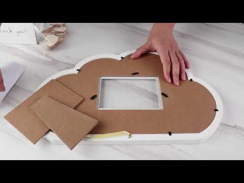 Baby Shower Guest Book Alternative - Cloud Frame | Kate Aspen