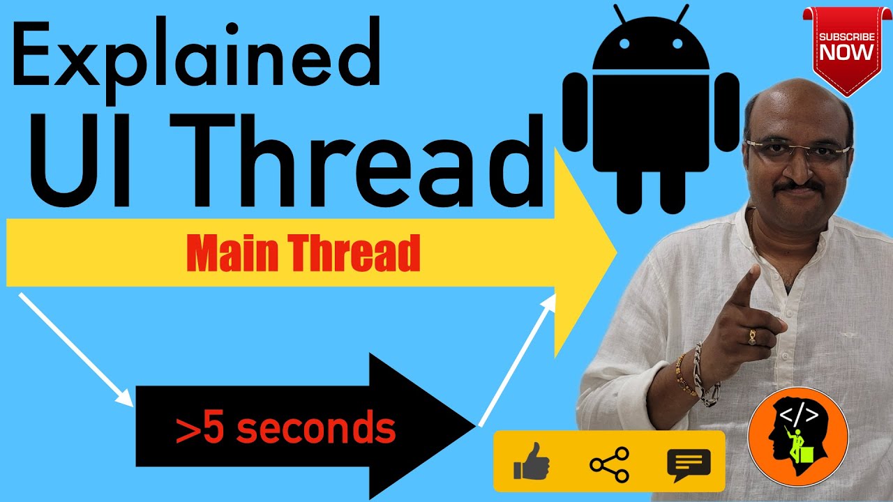 Explained - Android UI thread/main thread