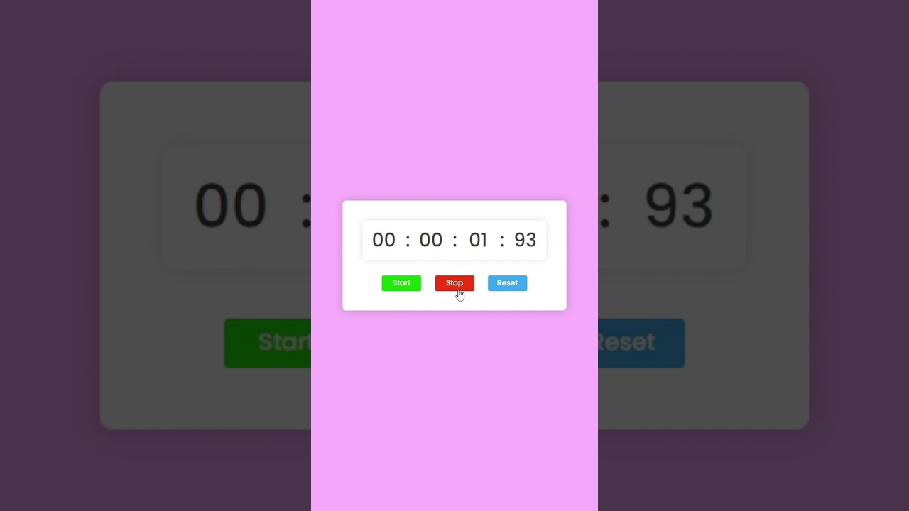 Simple Stopwatch Project