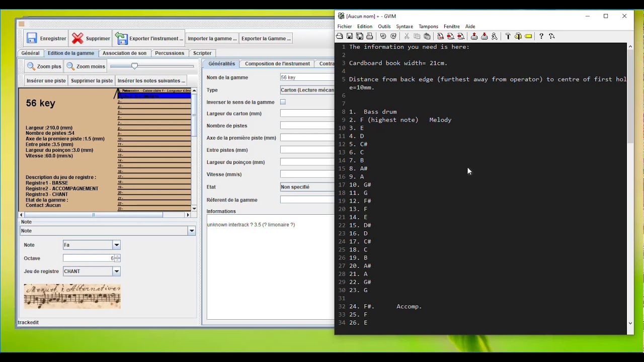 Creating a first version of the 56 keytone, for Alan
