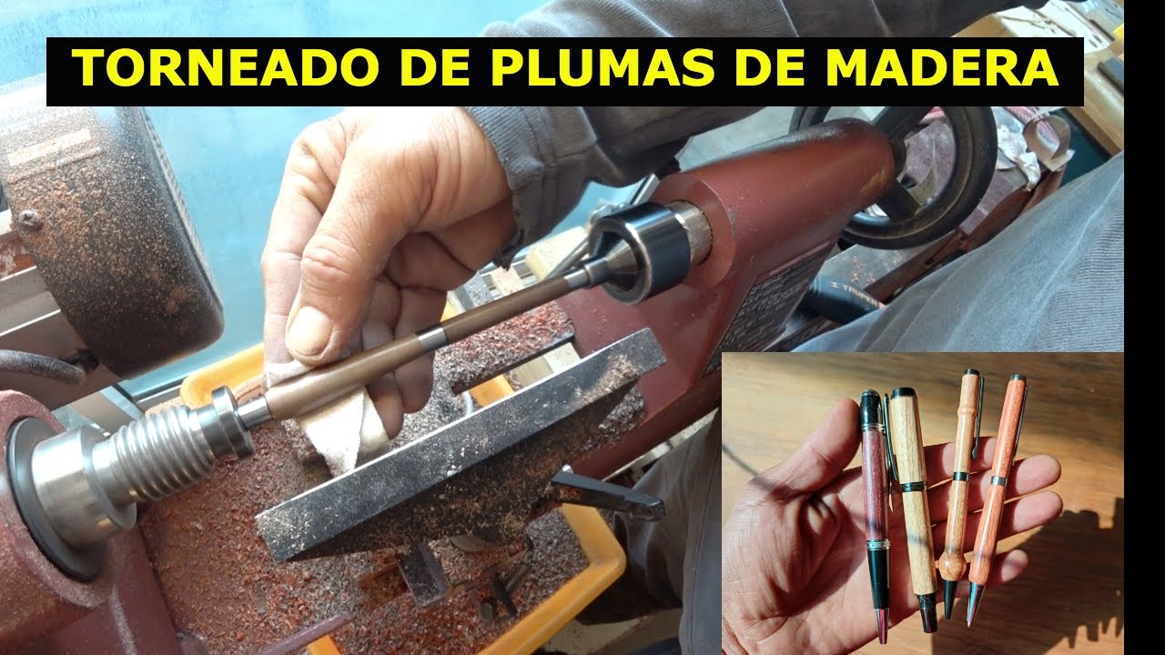 ¡Mira cómo convierto madera en una pluma increíble!