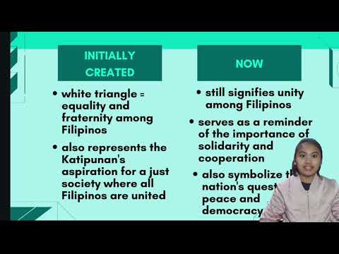 Meanings of the different colors and symbols of the Philippine Flag