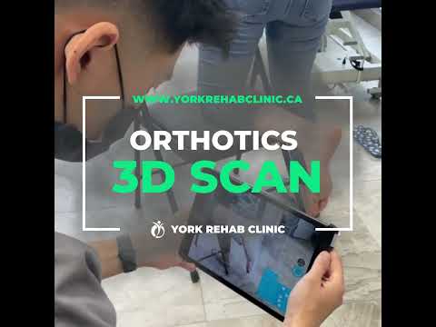 Customized Orthotics with 3D Scanning Technology at York Rehab Clinic