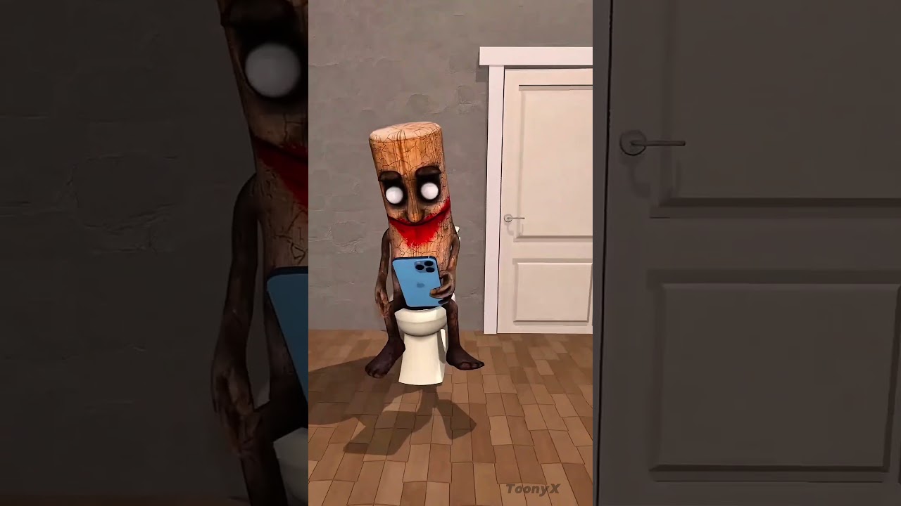 What Happens When You Scroll on the Toilet? 💩 (Slightly Cursed Animation) #shorts