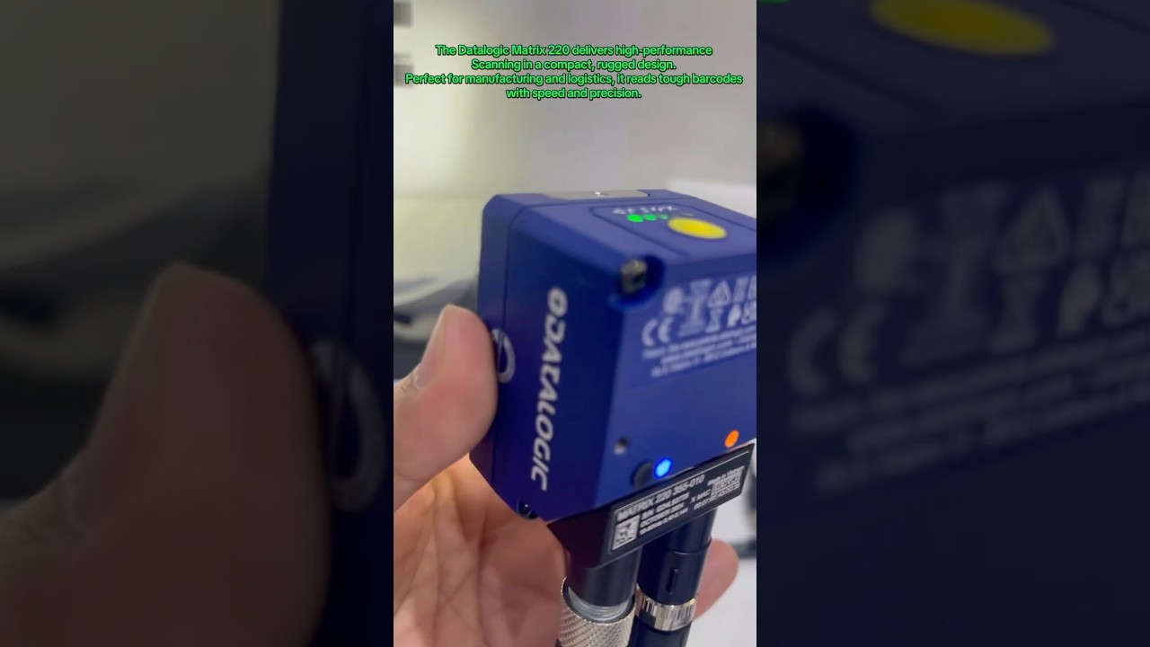 The Datalogic Matrix 220 delivers high-performance 2D scanning in a compact, rugged design.