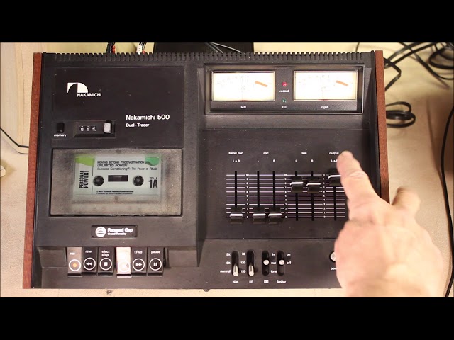 Vintage (1974 – 1978) Nakamichi 500 Top Loading Cassette | Stereo ...