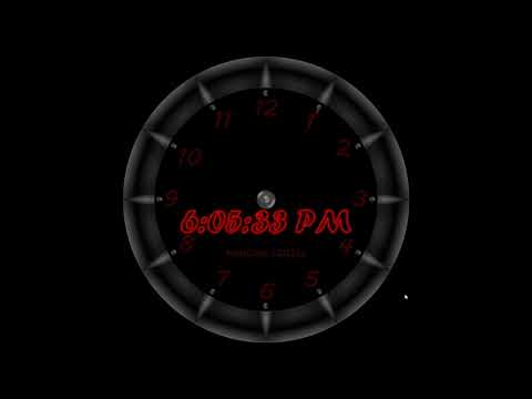 MatsClock 120122a - Free PowerPoint Digital Clock PPT Live Time and Date