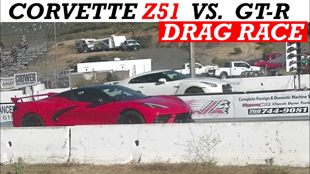 Chevy Corvette Drags R35 Nissan GT-R on Short Course; Result Is ...