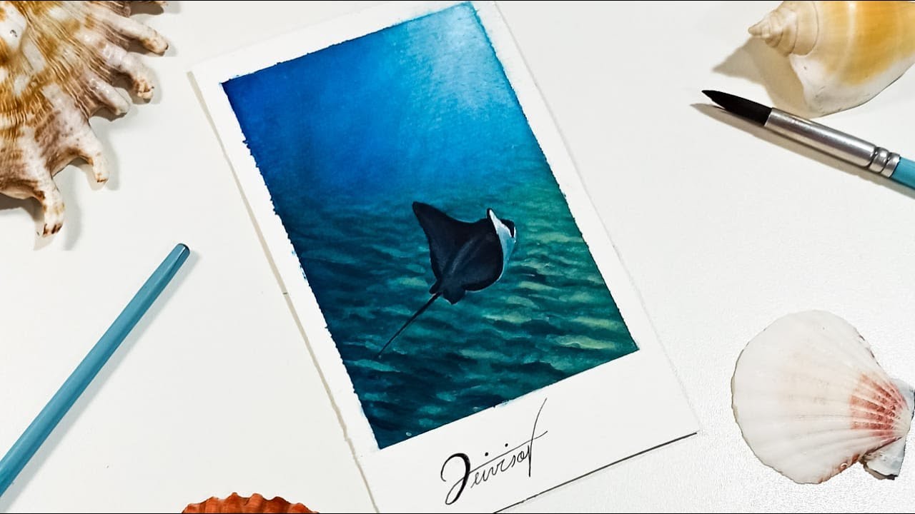Speed Drawing - DEEP SEA 【Aquarela /Watercolor Speedpaint】