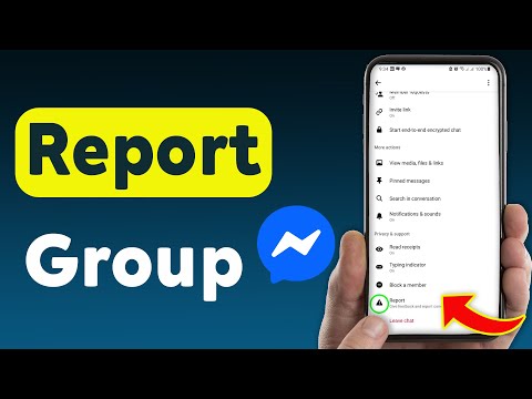 How to Report Group on Messenger (Updated)