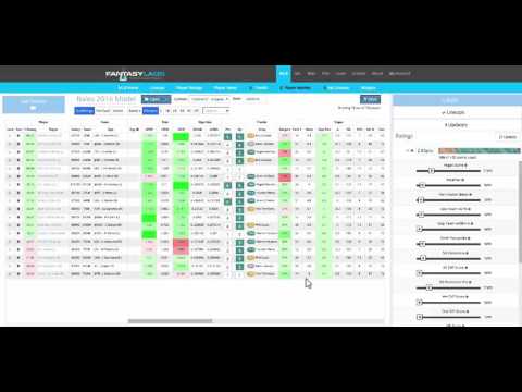 FantasyLabs MLB Park Factors Tutorial