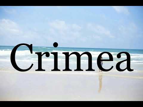 How To Pronounce Crimea🌈🌈🌈🌈🌈🌈Pronunciation Of Crimea