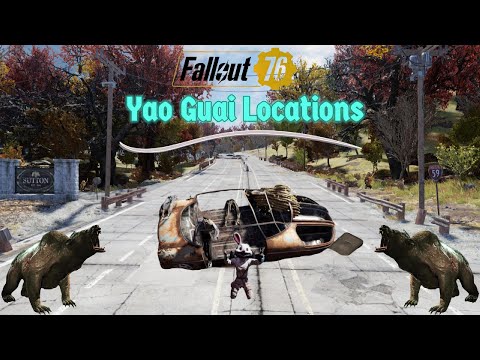 (Fallout 76) Best Yao Guai Locations