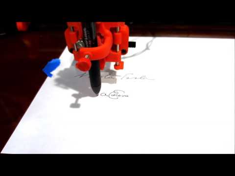 Drawing Robot - Arduino Uno + CNC Shield + GRBL by henryarnold ...