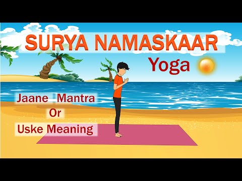 Surya Namaskar Yoga video (best yoga animation)