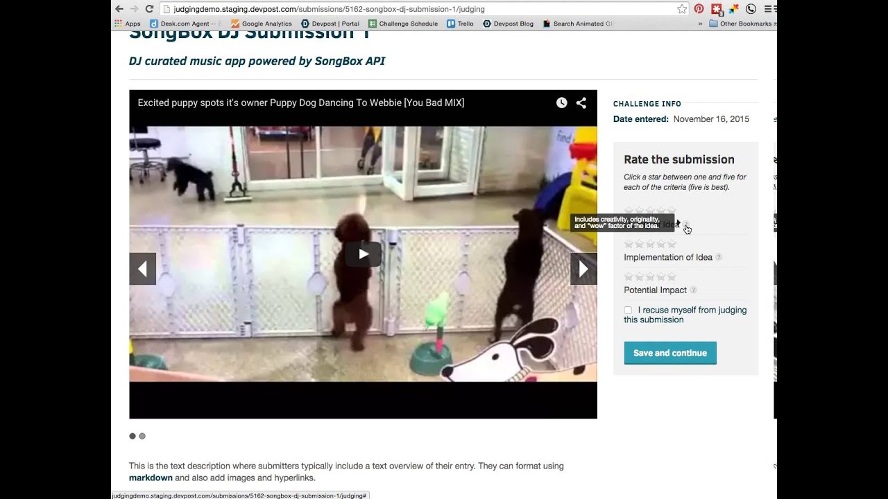 How to judge hackathon submissions on Devpost