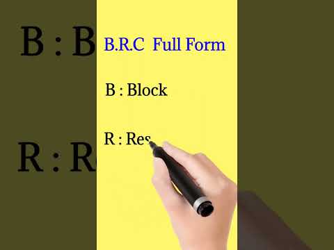 B.R.C Full form | Full form of BRC | #Full form | #Shorts