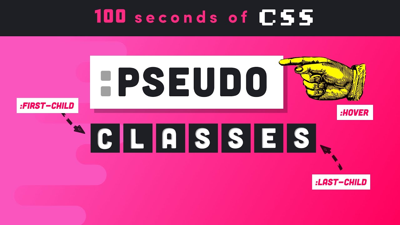 CSS Pseudo-classes: in 100 Seconds