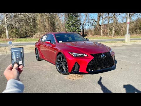 2024 Lexus IS 350 F Sport: Start Up, Exhaust, Test Drive, Walkaround, POV and Review