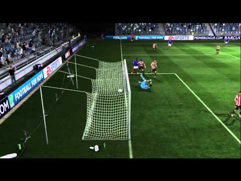 FIFA 11: Goals: John Utaka (Portsmouth) - Vs Athletic Club - Tight Angle Shot