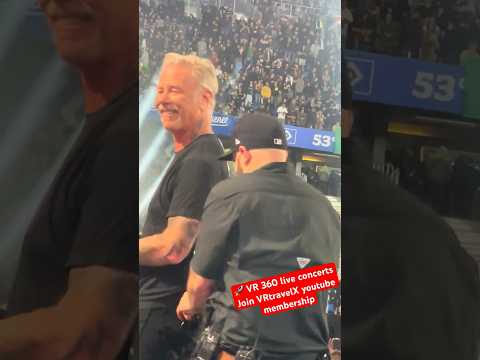🤘🎵 **Experience #Metallica's M72 Tour Live! Epic Show from the Front Row | Rock Music at its Best