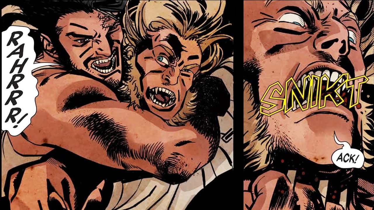 Sabretooth vs Wolverine
