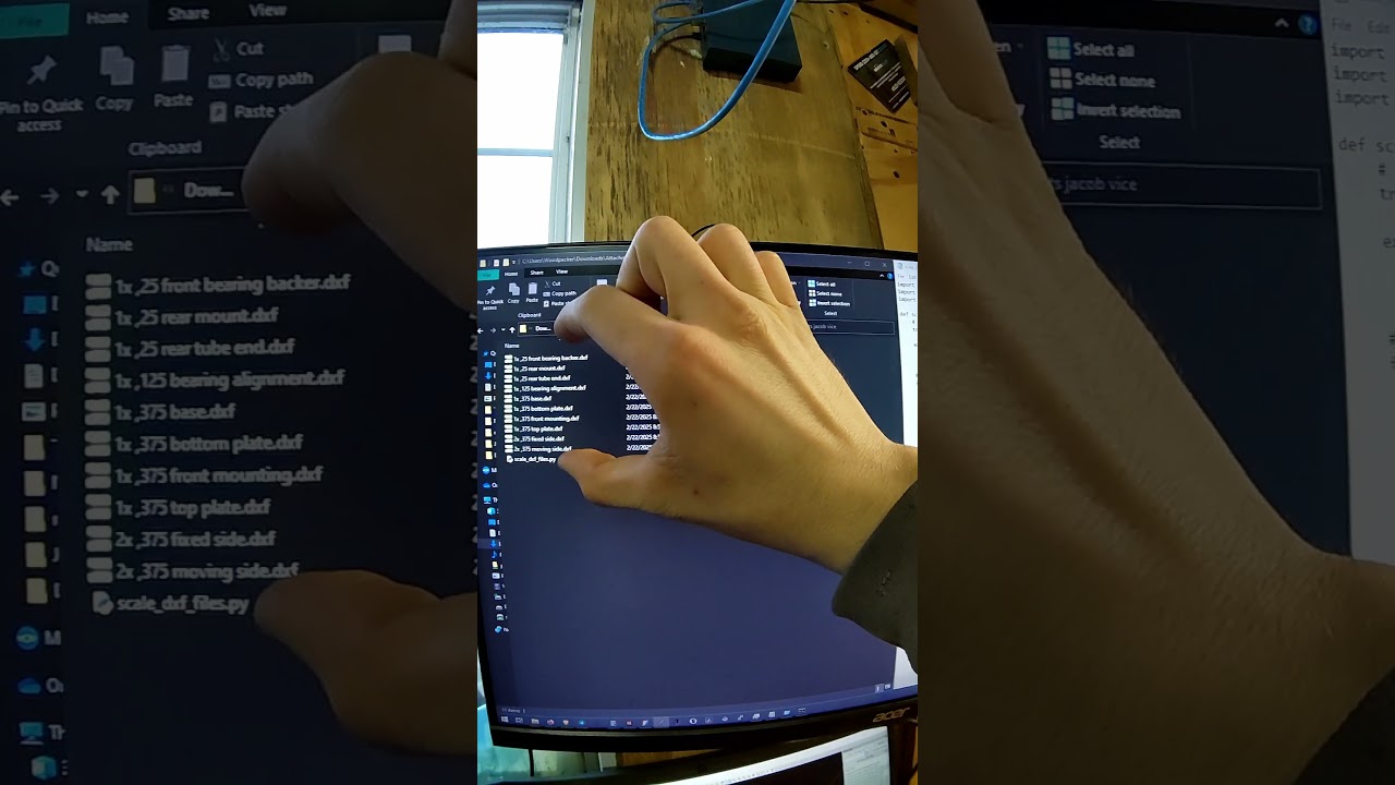 Dxf metric to imperial batch scaling #python  script   |  #freecad