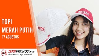 Souvenir Topi Promosi Merah Putih Kemerdekaan 17 Agustus Custom ...