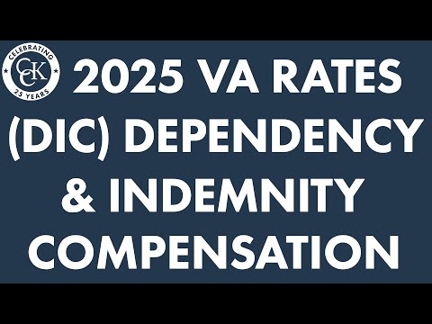 2025 VA Dependency and Indemnity Compensation (VA DIC) Rates