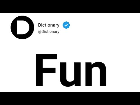 Fun Meaning In English