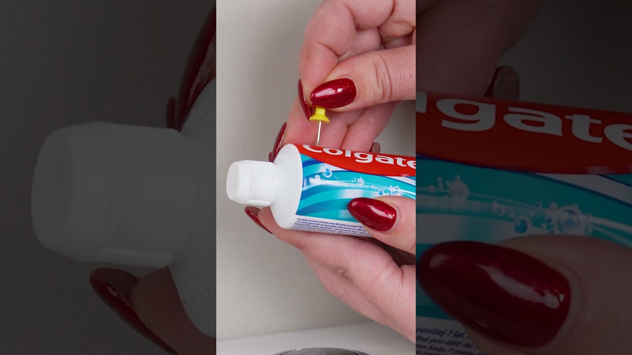 Toothpaste is full of surprises! 🚽💗🫧 #shorts #diy #bathroom #lifehacks
